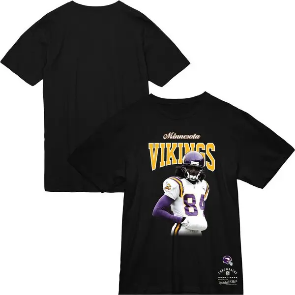 Mitchell & Ness Randy Moss Minnesota Vikings Sideline Retired Player T-shirt