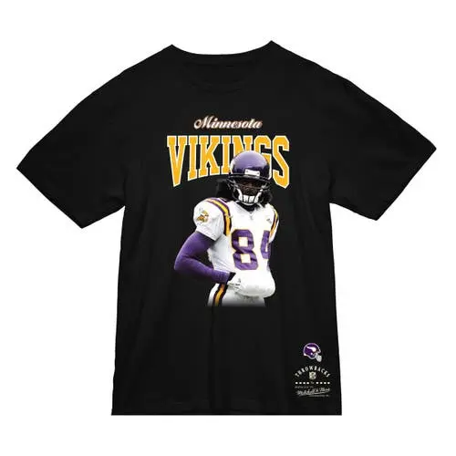 Mitchell & Ness Randy Moss Minnesota Vikings Sideline Retired Player T-shirt