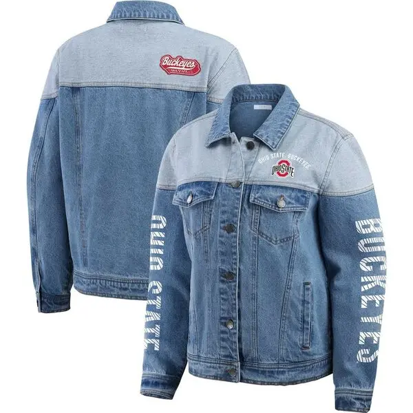 WEAR BY ERIN ANDREWS Ohio State Buckeyes Colorblock Jacket