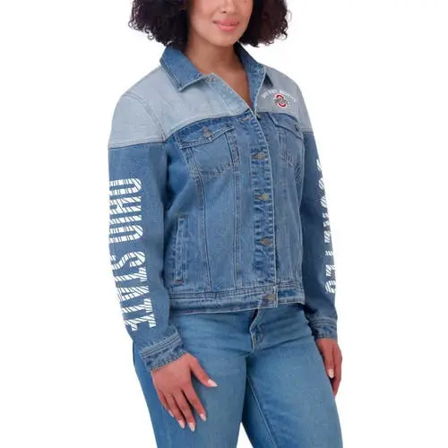 WEAR BY ERIN ANDREWS Ohio State Buckeyes Colorblock Jacket