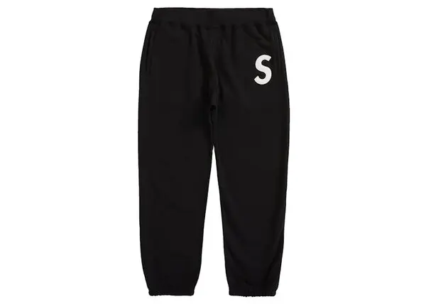 Supreme S Logo Sweatpant - Black