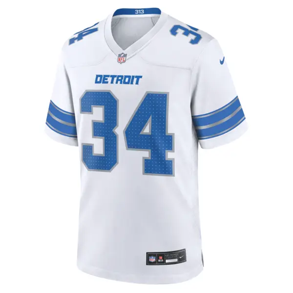 Nike Alex Anzalone Detroit Lions Nfl Game Football Jersey - White
