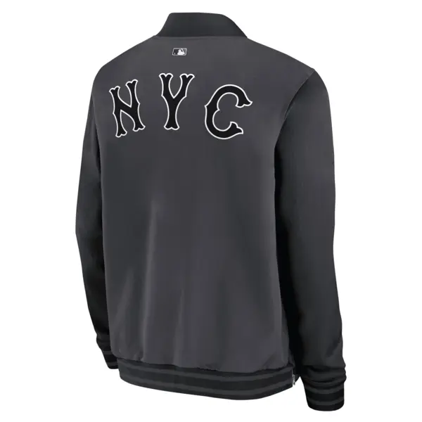 Nike New York Mets City Connect Game Time Mlb Full-Zip Bomber