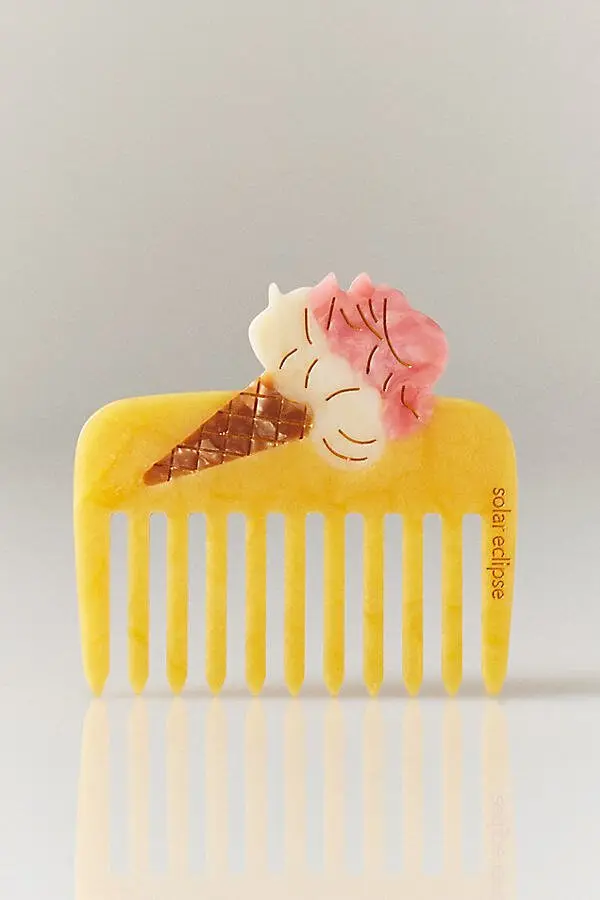 SOLAR ECLIPSE Handpated Pocket Comb - Gelato
