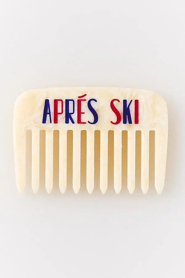 SOLAR ECLIPSE Handpated Pocket Comb - Ivory Pattern