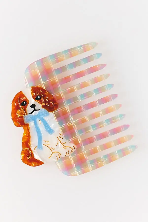 SOLAR ECLIPSE Handpated Pocket Comb - King Charles