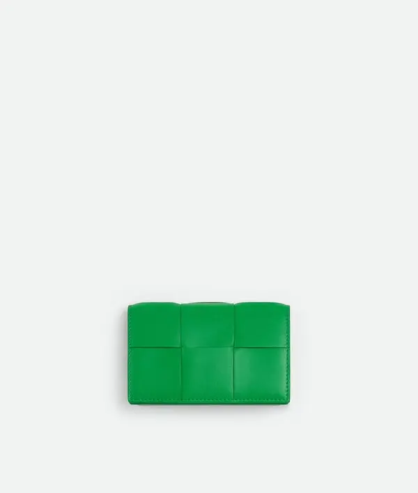 Bottega Veneta Cassette Business Card Case - Parakeet