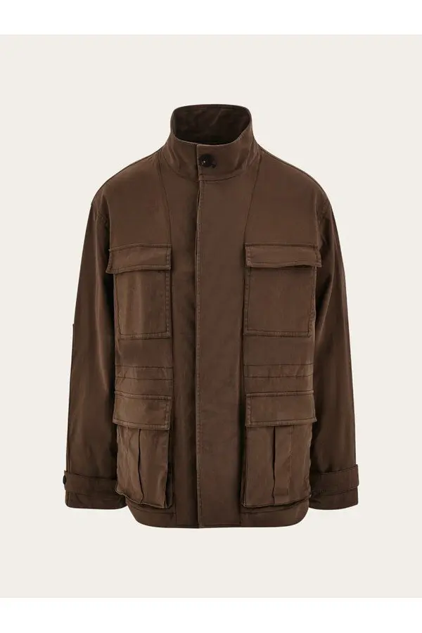 FERRAGAMO Saharan Field Jacket - Red