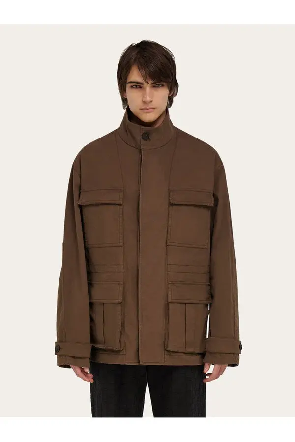 FERRAGAMO Saharan Field Jacket - Red