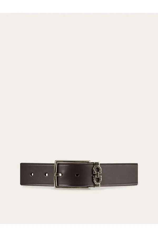 FERRAGAMO Adjustable Crocodile Belt - Natural