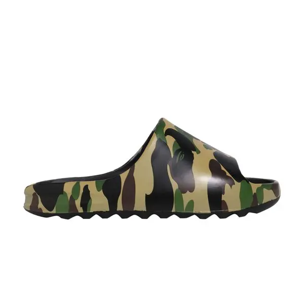 A BATHING APE 1st Camo Slide Sandal - Yellow