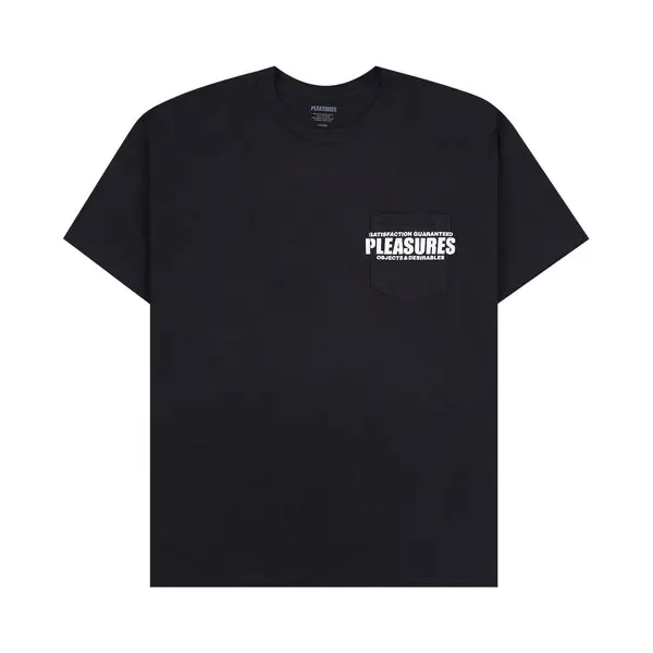 PLEASURES Staff Pocket T-shirt - Black