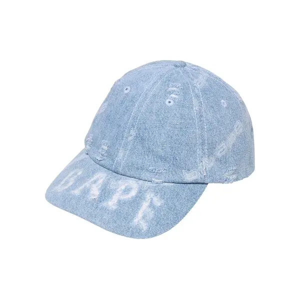 BAPE Denim Logo Cap - Blue