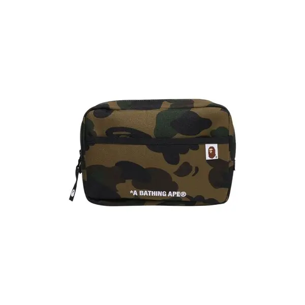 BAPE 1st Camo Cordura Multi Pouch - Green