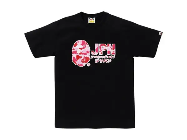 A BATHING APE Abc Camo Jpn Katakana Tee Shirt