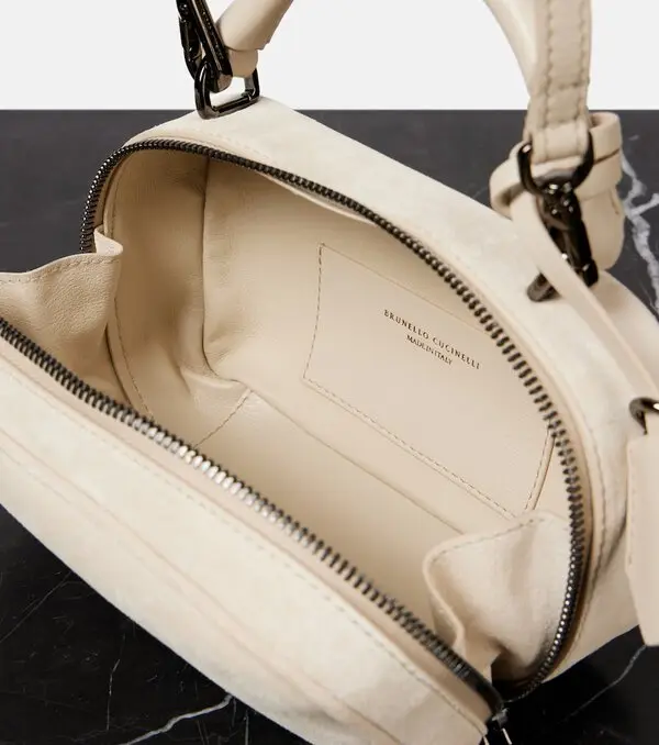 Brunello Cucinelli Mini Suede Tote