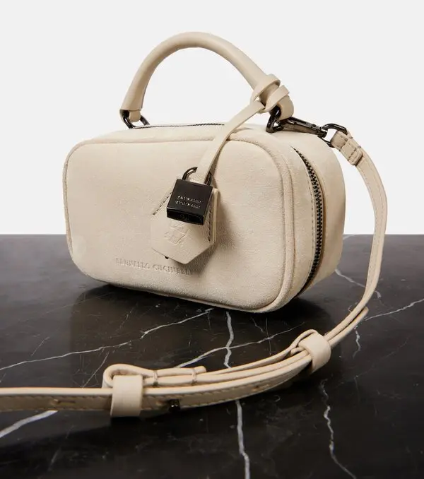 Brunello Cucinelli Mini Suede Tote