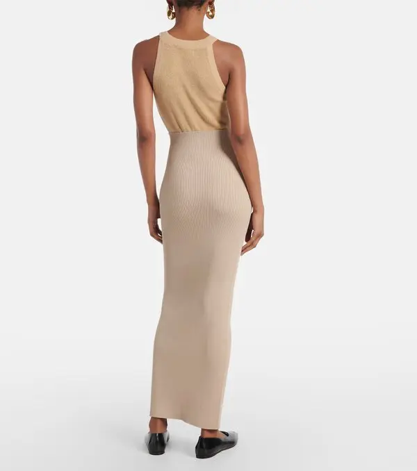 Max Mara Aprile1234 High-rise Maxi Skirt - Beige