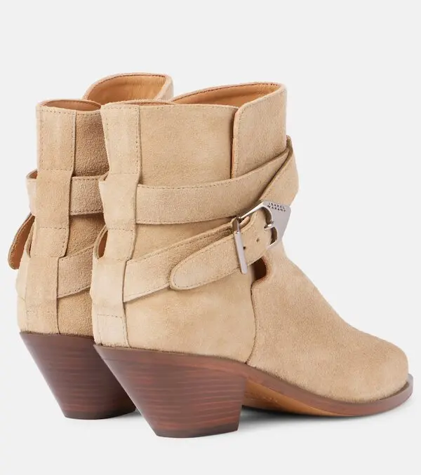 Isabel Marant Deivy Ankle Boots - Beige - 20% Off | Editorialist
