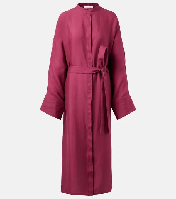 Gabriela Hearst Tilda Belted Linen Tunic