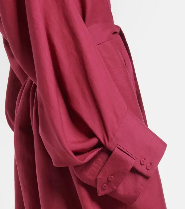 Gabriela Hearst Tilda Belted Linen Tunic