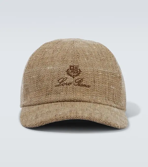 Loro Piana Logo Baseball Cap - Brown