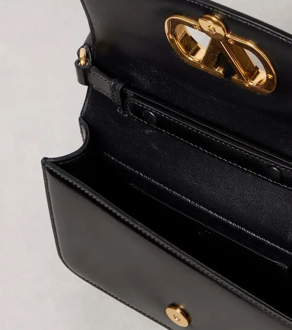 Valentino Garavani Vain Small Leather Clutch - Black