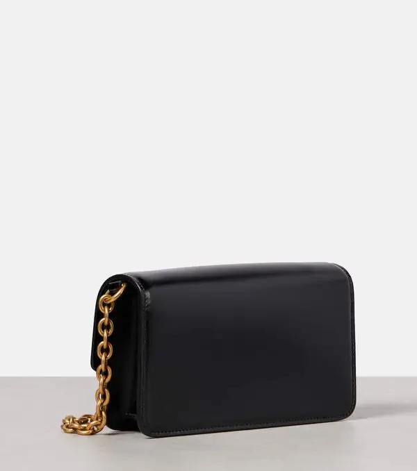 Valentino Garavani Vain Small Leather Clutch - Black