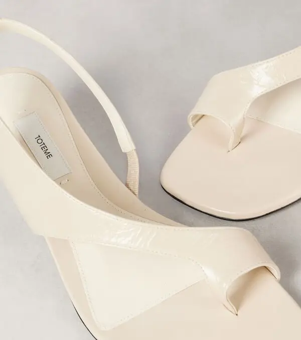 TOTEME Leather Thong Sandals