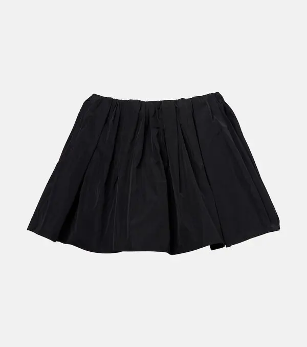 JW Anderson Gathered Taffeta Skort - Black