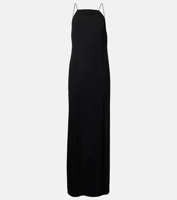 ADRIANA DEGREAS Inamorata Maxi Dress - Black