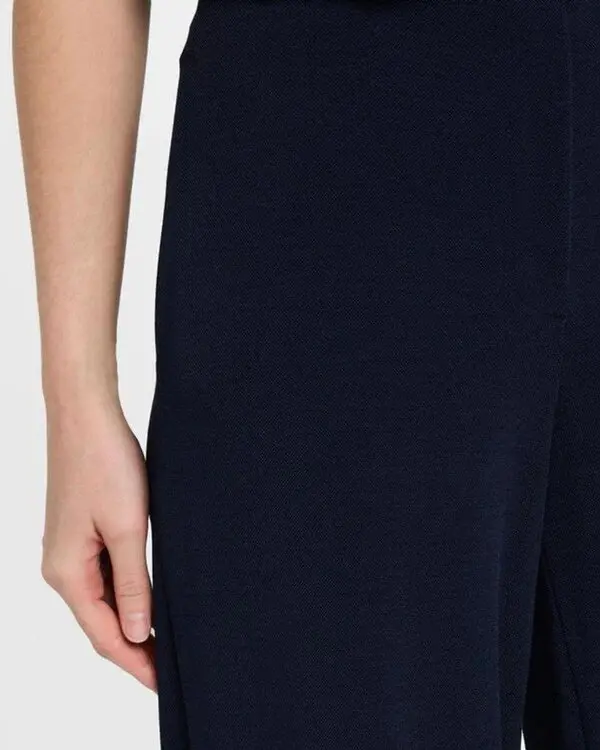 Emporio Armani Straight-leg Piqué Trousers