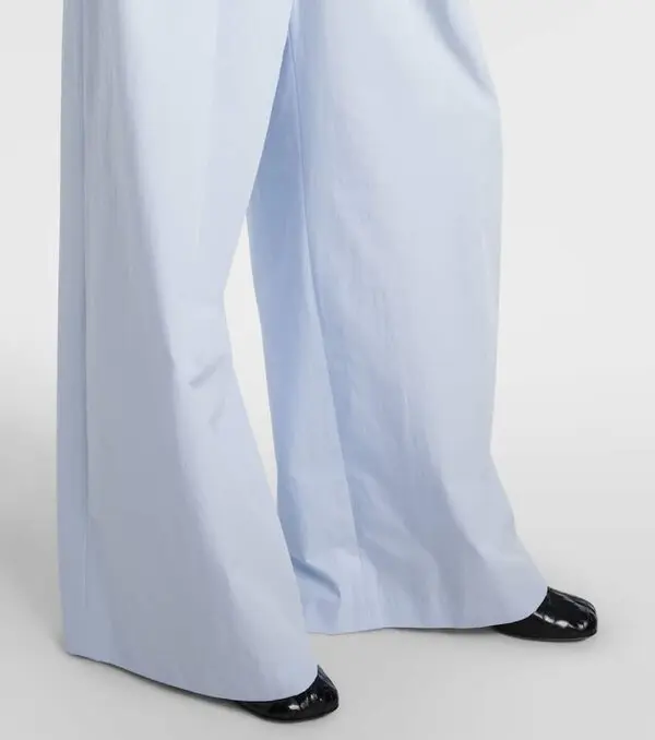 Dries Van Noten Cotton Wide-leg Trousers