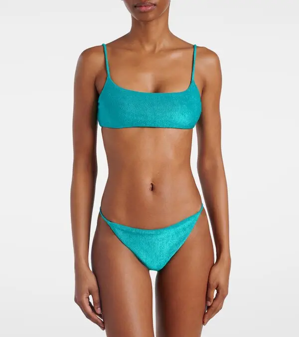 Jade Swim Bare Minimum Bikini Bottom - Blue