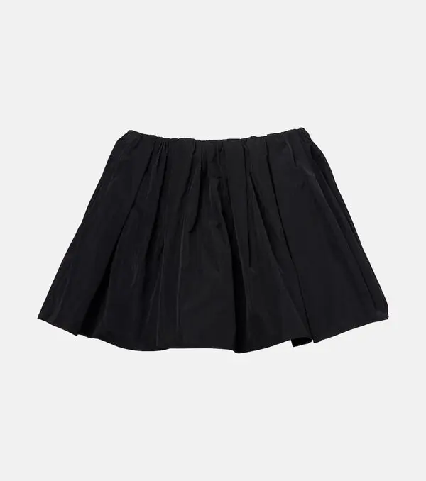 JW Anderson Gathered Taffeta Skort - Black