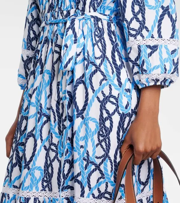 Melissa Odabash Eclipse Printed Midi Dress