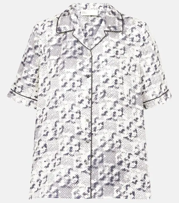 Tory Burch Printed Silk Shirt - Multicoloured