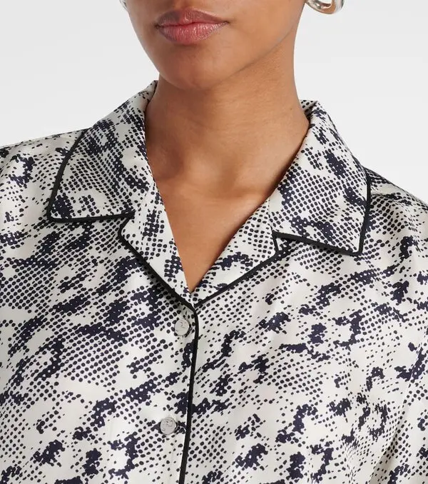 Tory Burch Printed Silk Shirt - Multicoloured