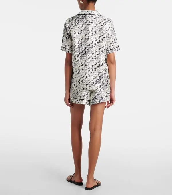 Tory Burch Printed Silk Shirt - Multicoloured
