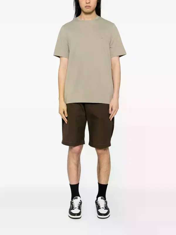 Michael Kors Embroidered Logo T-shirt - Neutrals