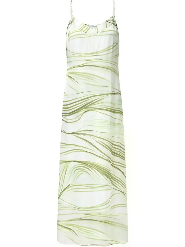 Peserico Abstract-pattern Midi Dress