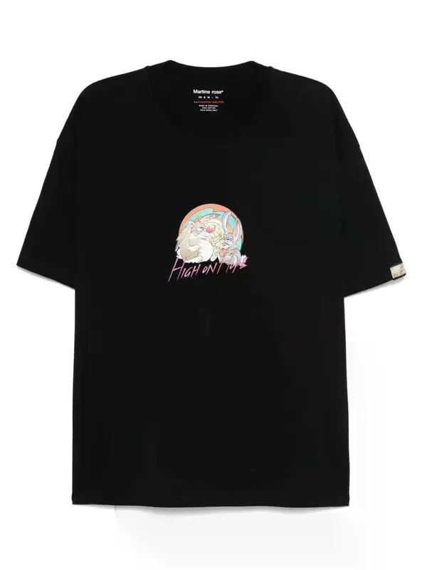 Martine Rose Cotton T-shirt - Black