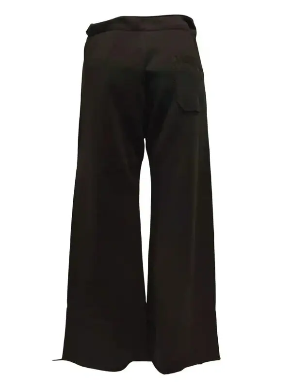 NILI LOTAN Cotton Track Pants - Brown