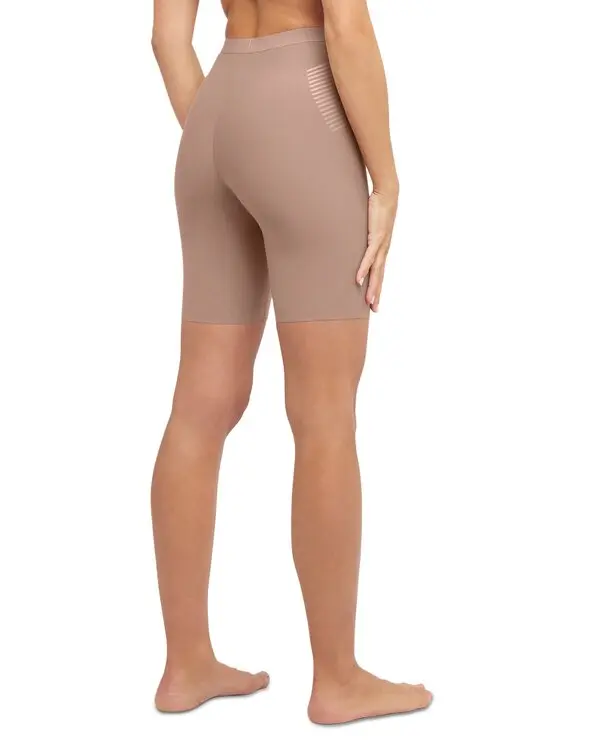 Spanx Spanxshape Mid Thigh Shorts - Cafe Au Lait
