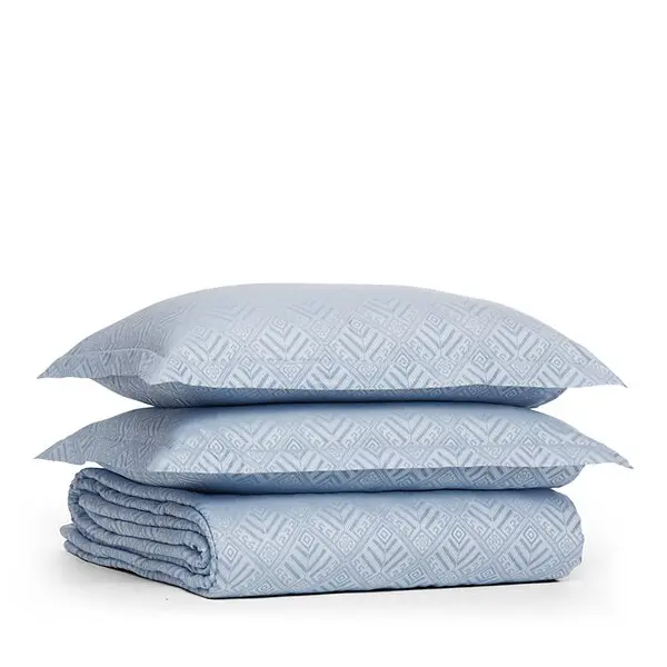 JOHN ROBSHAW Halana Lapis Duvet Cover Set, Queen - Blue