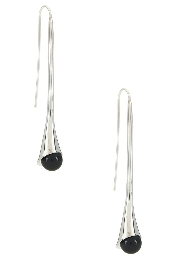 SOPHIE BUHAI Vienna Earrings - Sterling Silver & Onyx
