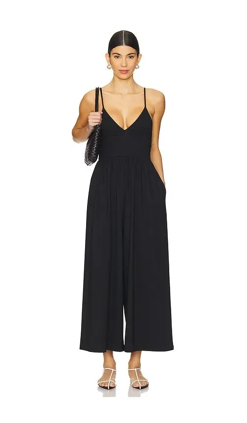 Susana Monaco Slip To Jumpsuit - Black