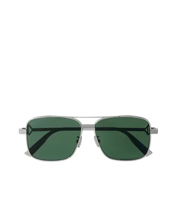 Dior Cd Diamond S9u Square-frame Sunglasses - Silver