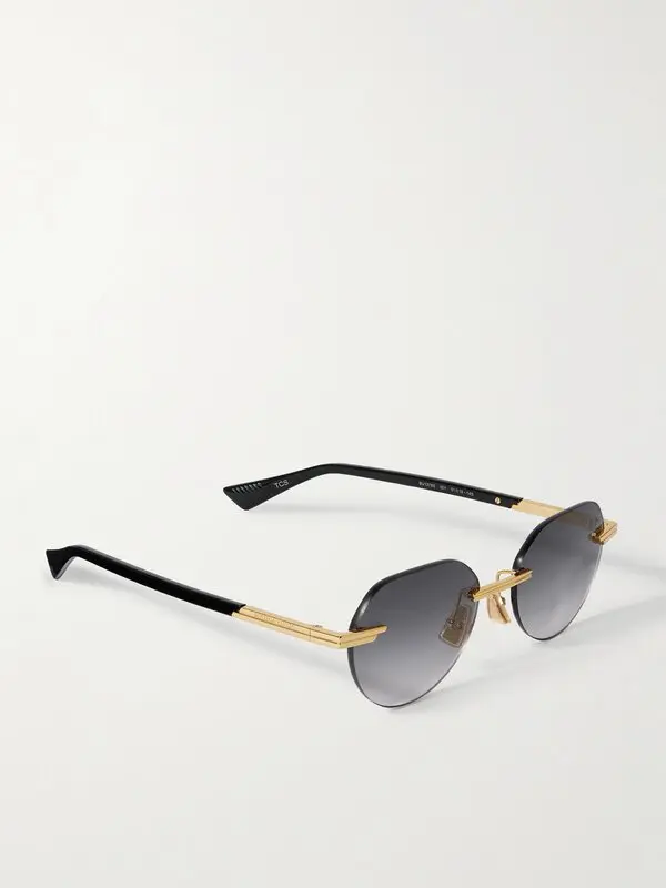 Bottega Veneta Rimless Round-frame Sunglasses