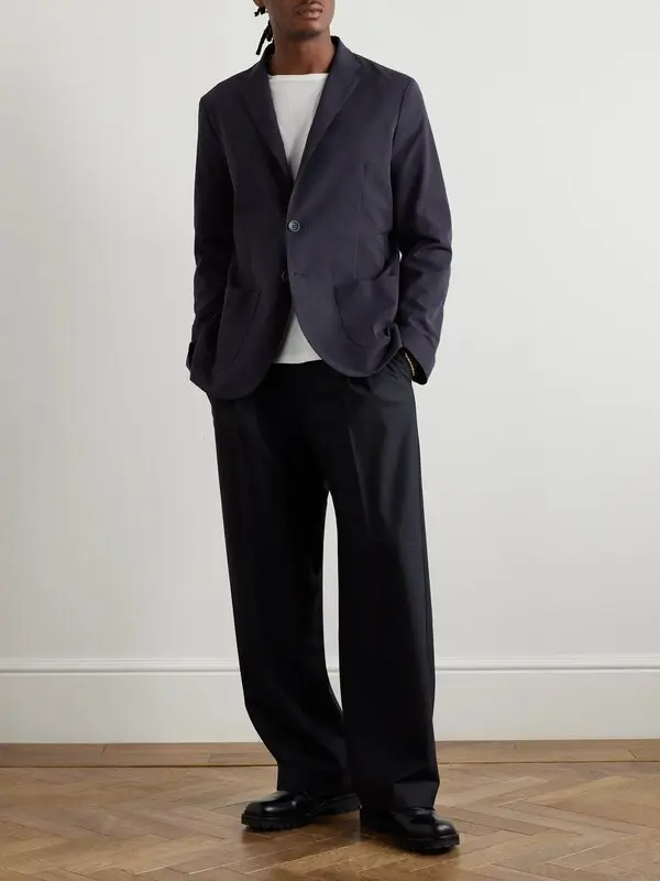 Herno Tailored Seersucker Blazer